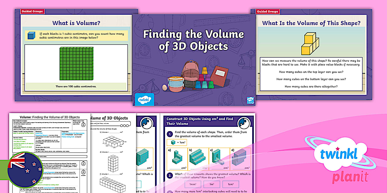 Level 3 Volume: Finding the Volume of 3D Objects Lesson 1