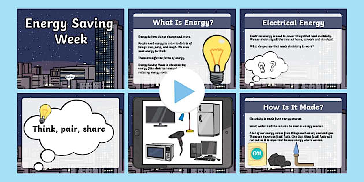 Energy Saving Week (teacher made) - Twinkl