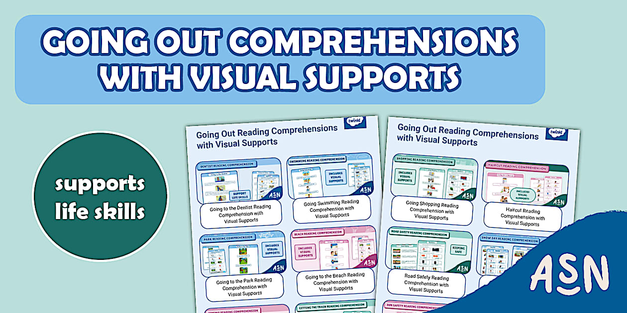 Going Out Reading Comprehensions with Visual Supports Pack