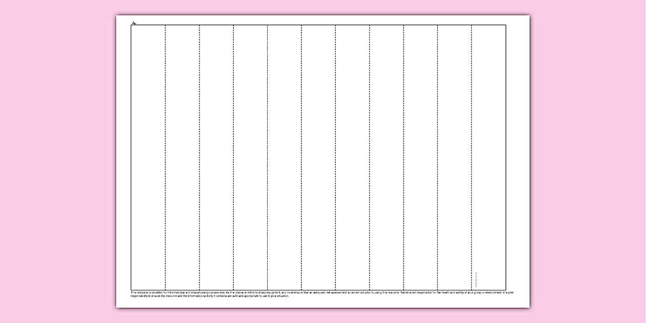 Blank Fan Folding Template (teacher made) - Twinkl