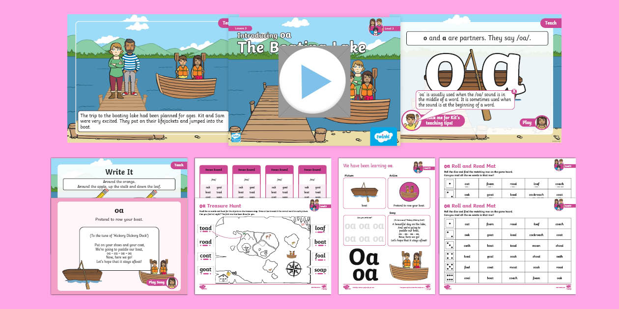 ‘oa’ Lesson Pack - Reading - Level 3 Week 5 Lesson 3