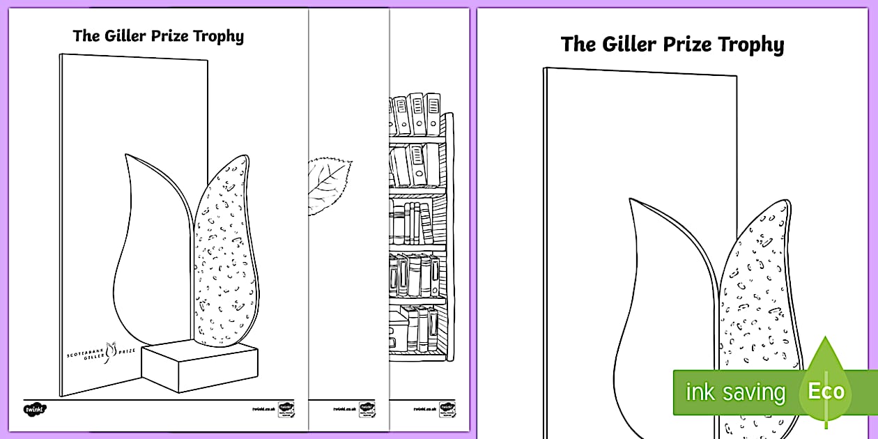 Giller Prize Colouring Pages (teacher made) - Twinkl