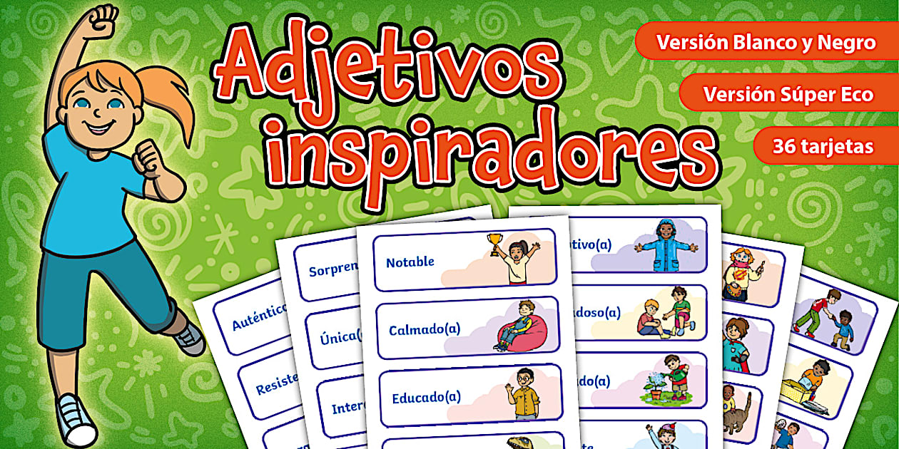 Tarjetas | Adjetivos | Inspiradores | Inspiración | Inspirar