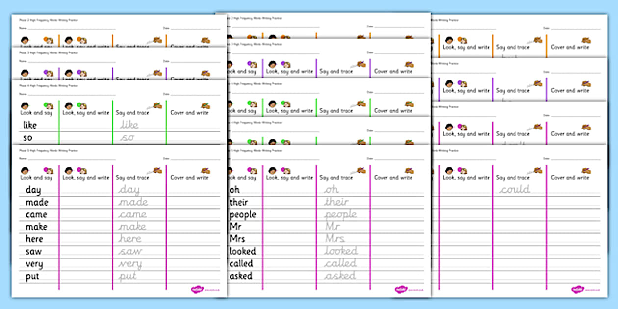 High Frequency Words (teacher made) - Twinkl
