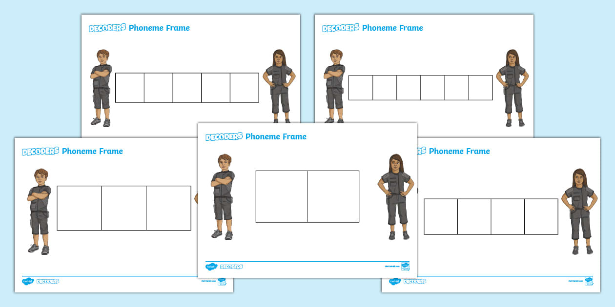 Decoders Phonics Phoneme Frame (Teacher-Made) - Twinkl