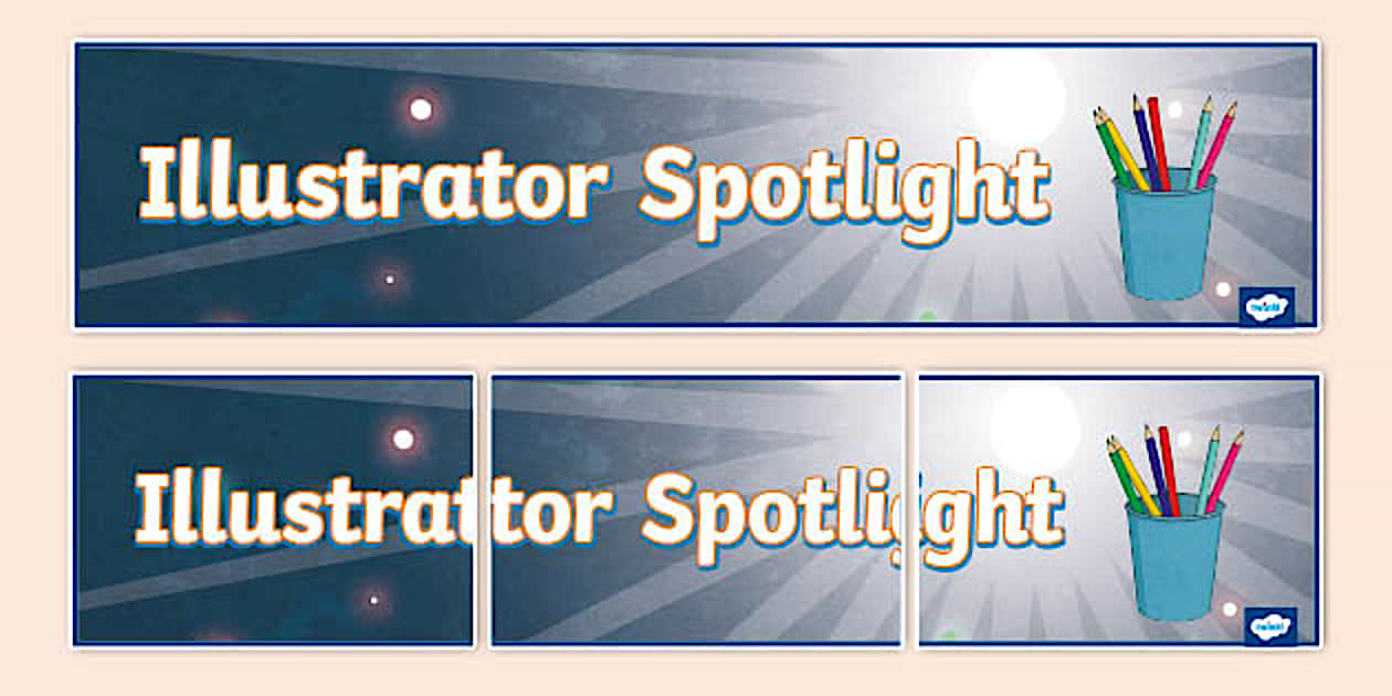 Illustrator Spotlight Banner - Primary Library Resources