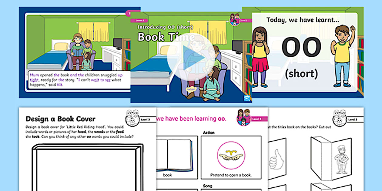 'oo' (short) Phonics Lesson Pack (teacher made) - Twinkl