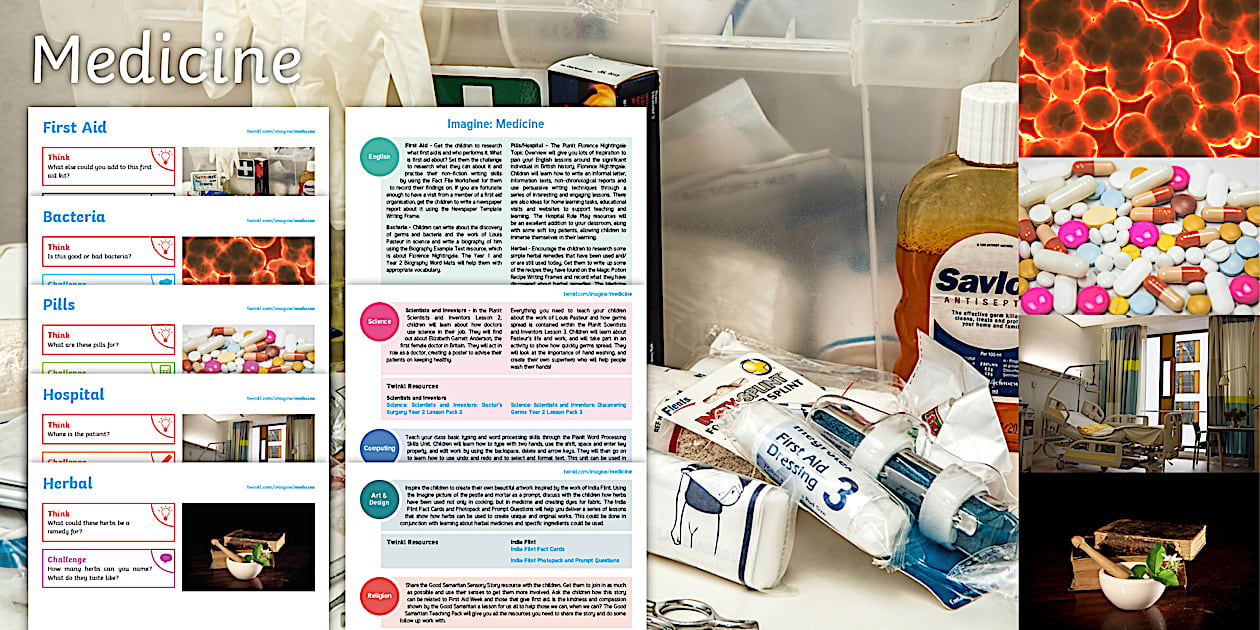 Imagine Medicine Ages 5-7 Resource Pack (teacher made)