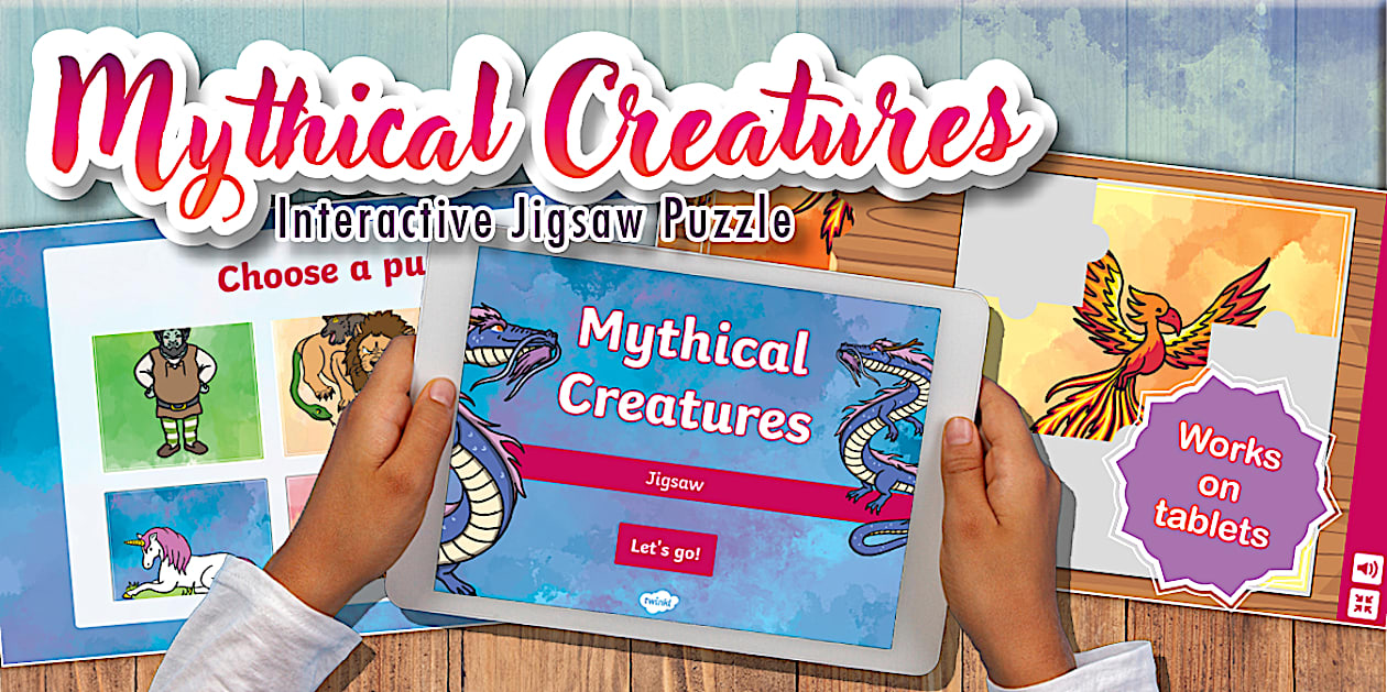 Mythical Creatures Interactive Jigsaw Puzzle
