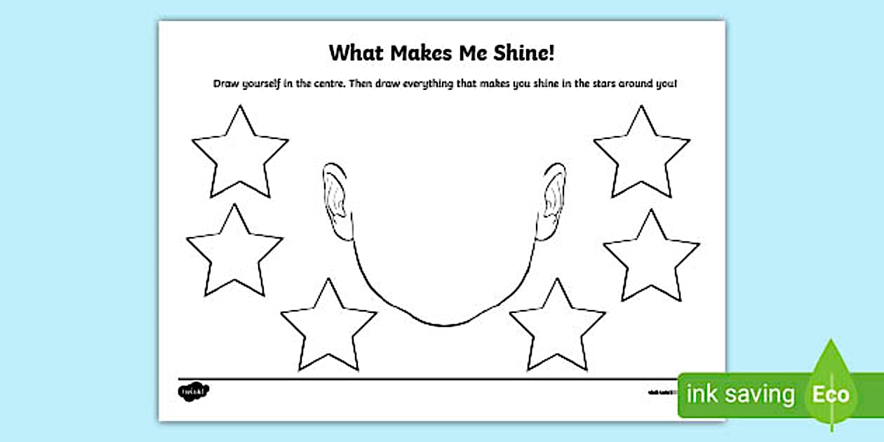 What Makes Me Shine! (teacher made) - Twinkl