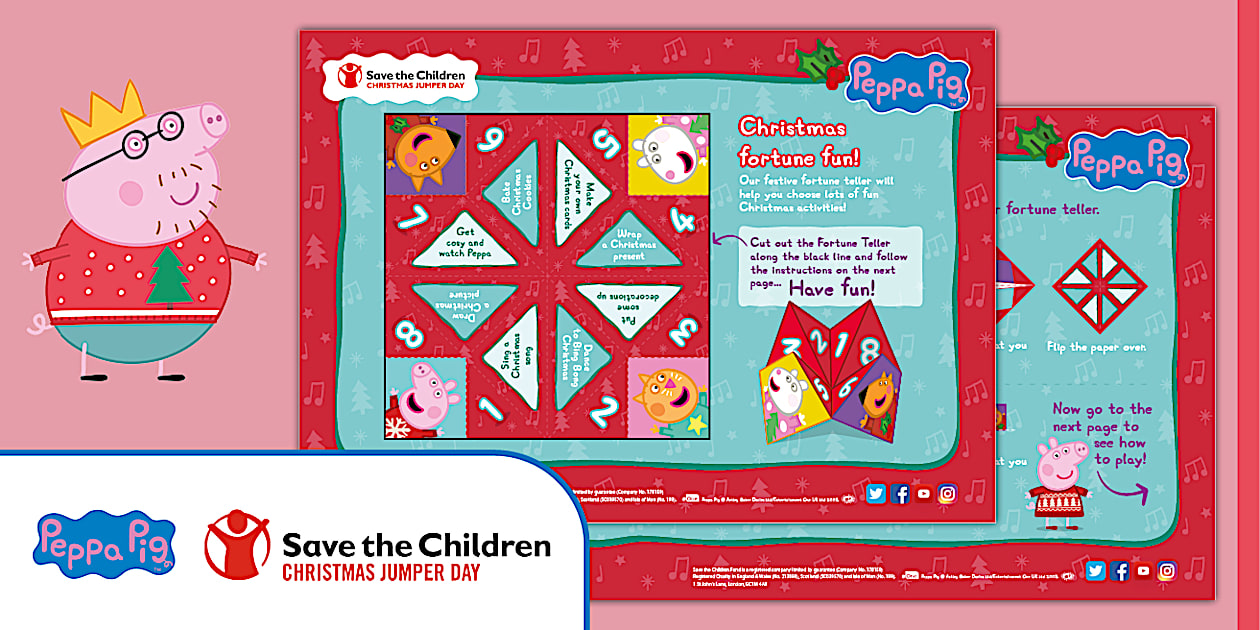 Peppa Pig Christmas Fortune Teller