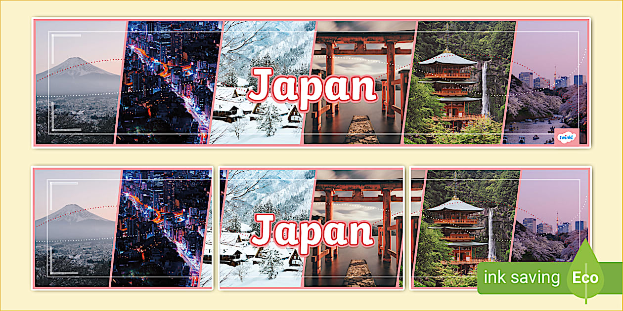 Japan Photo Display Banner (Teacher-Made) - Twinkl