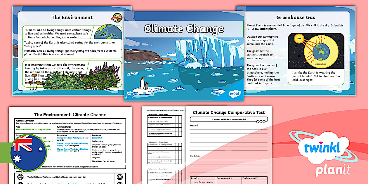 Year 2 Science The Environment - Climate Change Lesson Plan