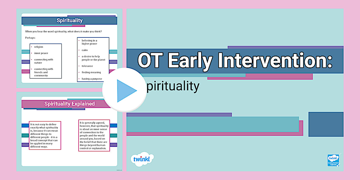 OT Early Intervention: Spirituality (teacher made) - Twinkl