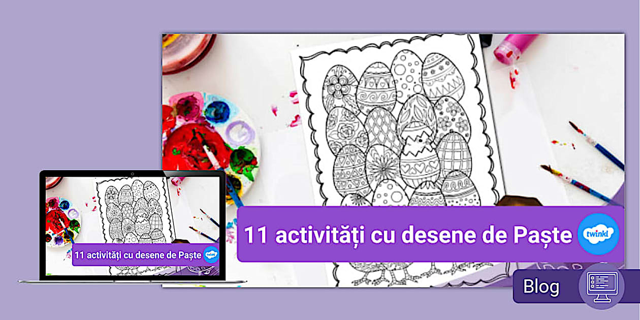 FREE! - 11 resurse cu desene de Paște pentru copii – Blog