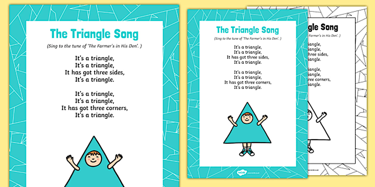 The Triangle Song (Teacher-Made) - Twinkl