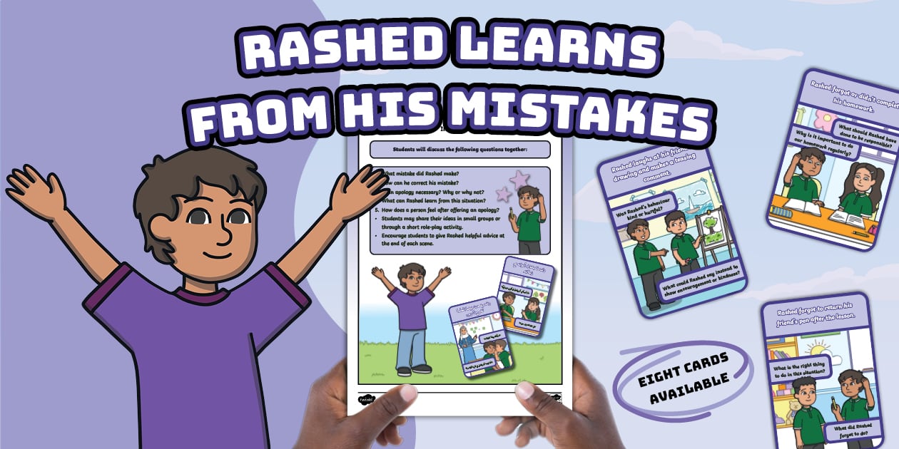 Rashed Learns From His Mistakes - Discussion Cards