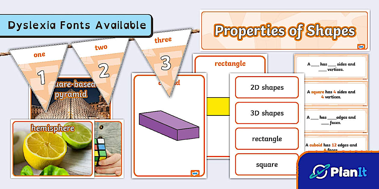 👉 Y2 Properties of Shapes Display Pack (teacher made)