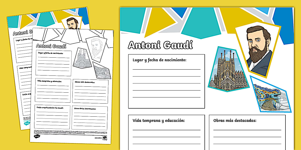 Ficha de investigación: Antoni Gaudí