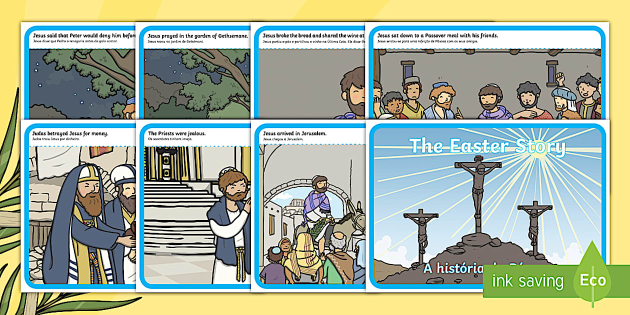 The Easter Story English/Portuguese - The Easter Story