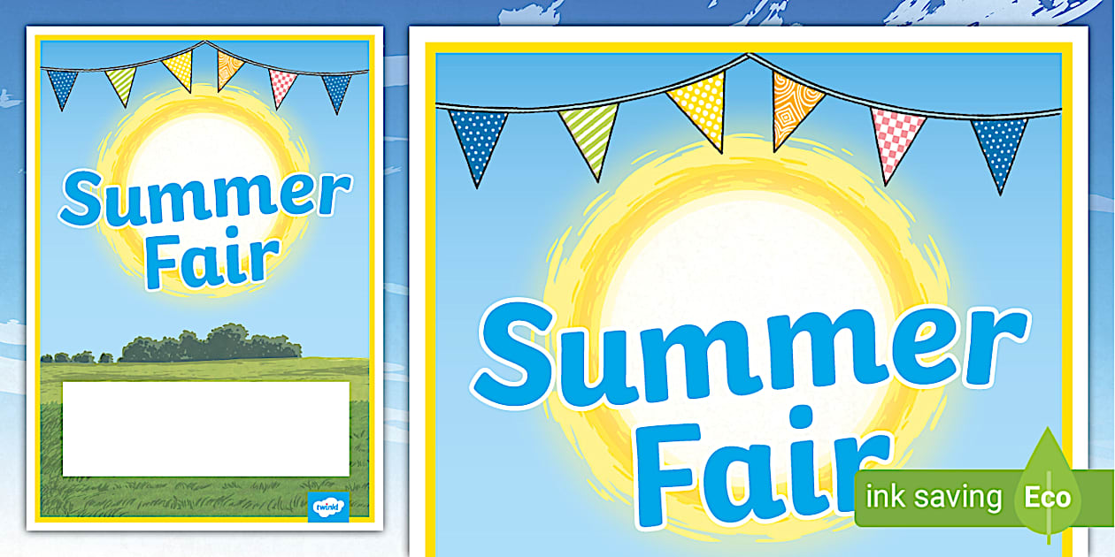 Summer Fair Poster (Teacher-Made) - Twinkl