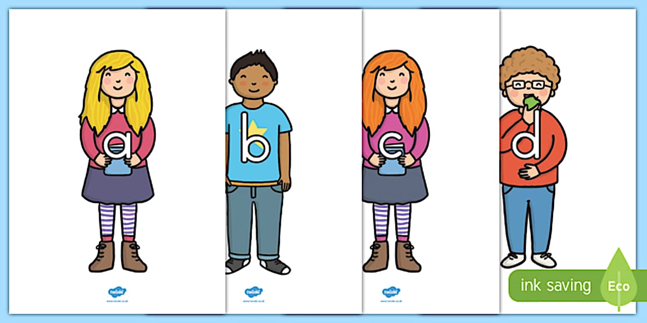 A-Z Letters on Children | Classroom Display | Twinkl USA