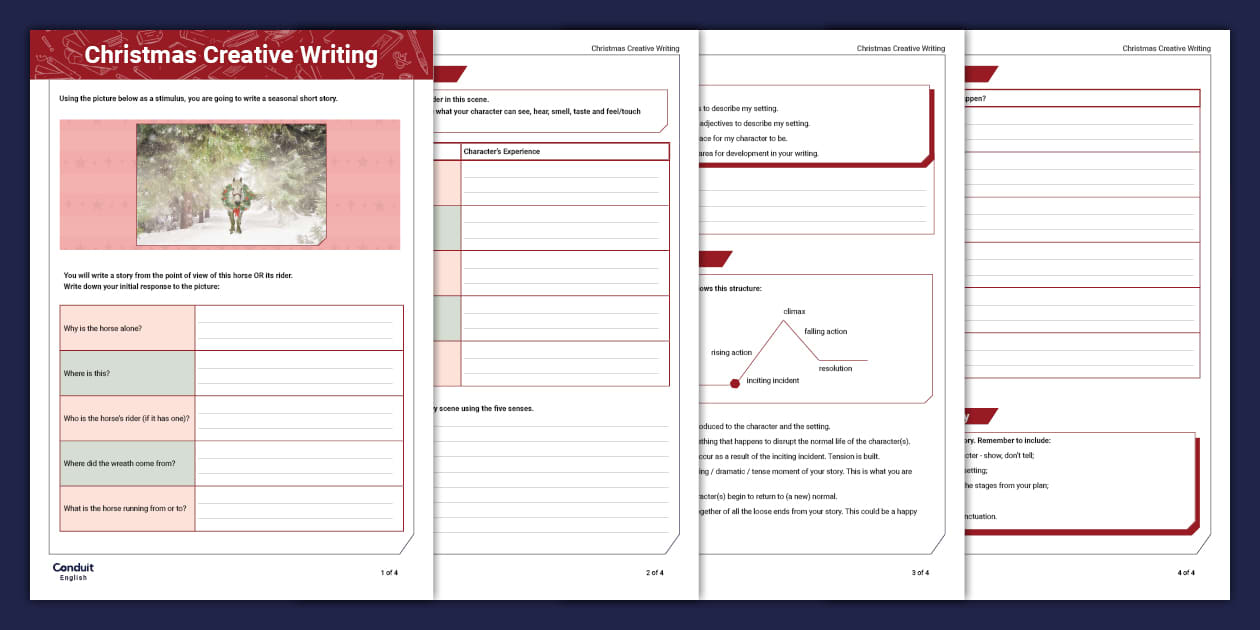 Christmas Creative Writing (teacher made) - Twinkl