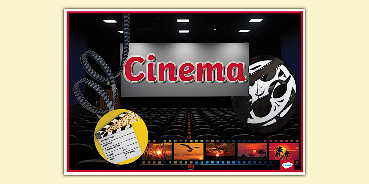 Cinema Photo Display Poster (professor feito) - Twinkl