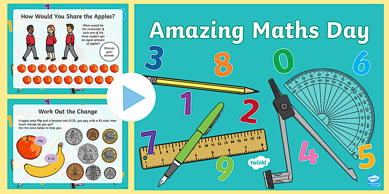 CFE Amazing Maths Day Primary 4 PowerPoint - Twinkl