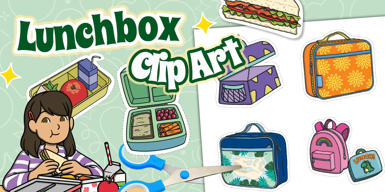 Lunchbox Clip Art Display Pack