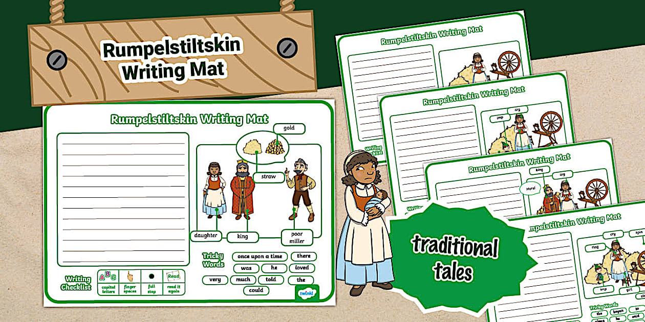 Rumpelstiltskin Writing Mat