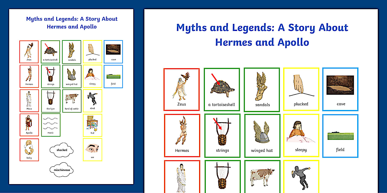 Colourful Semantics Myths and Legends Hermes and Apollo