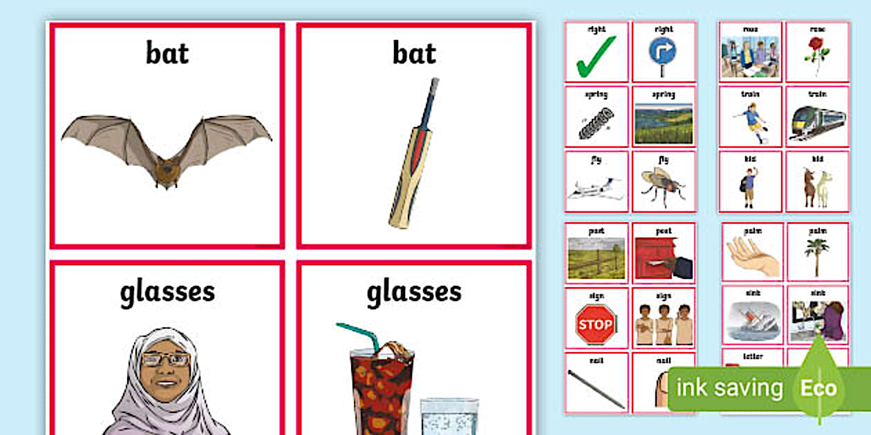 Homonyms Memory Match | Year 4 Vocabulary Resources - Twinkl