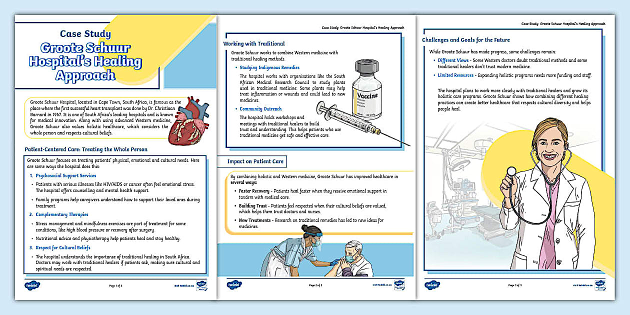 Case Study: Groote Schuur Hospital's Holistic and Western Healing Approach