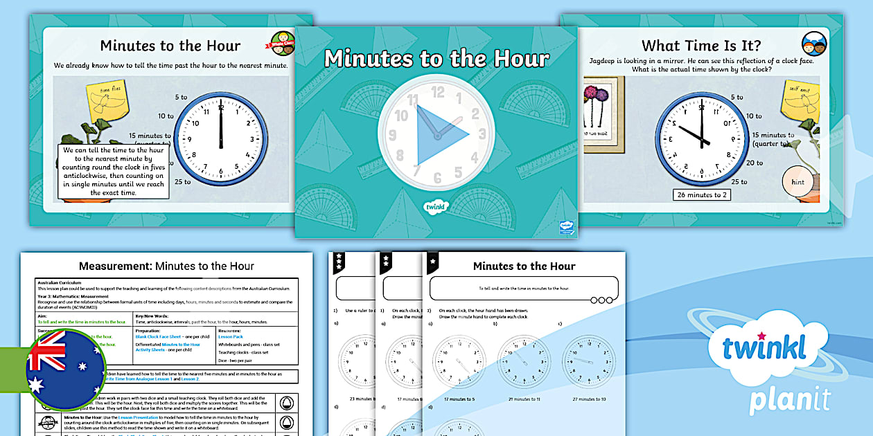 Year 3 Measurement: Tell and Write Time from Analogue L3