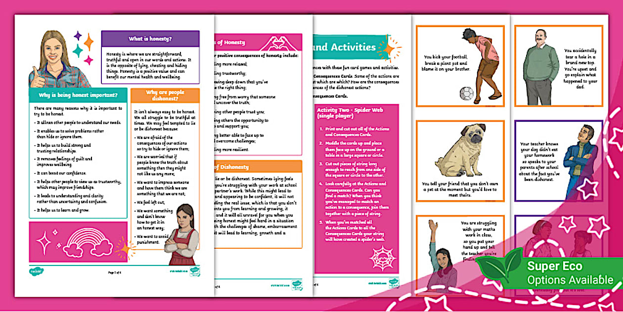 Guide to Honesty for Kids - Actions and Consequences