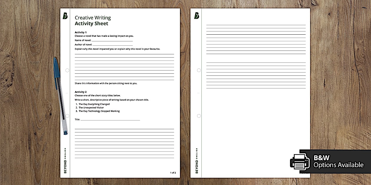 Creative Writing Activity