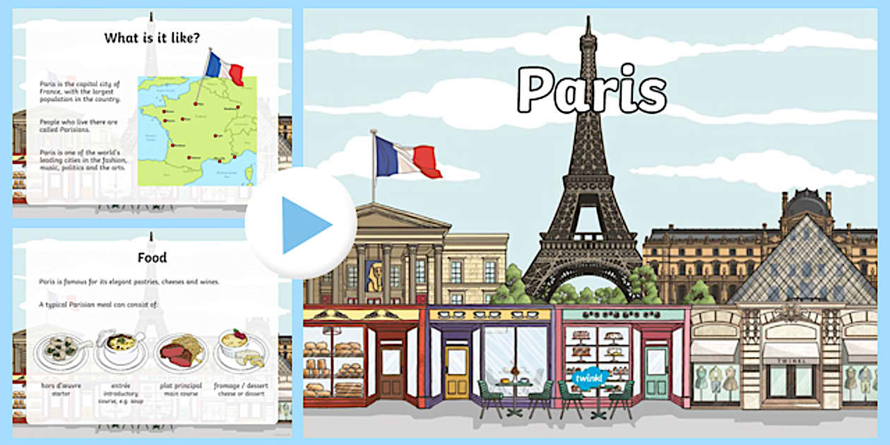 Paris Information PowerPoint - Facts About Paris for Kids