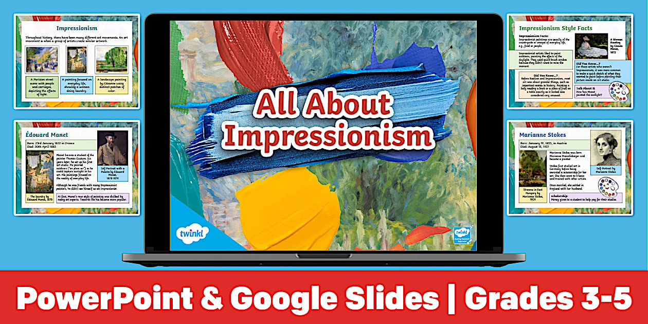 All About Impressionism PowerPoint & Google Slides