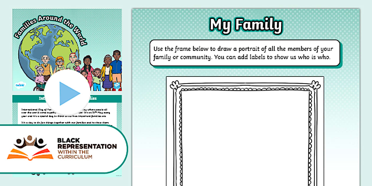 KS1 Families Around the World Presentation and Activity