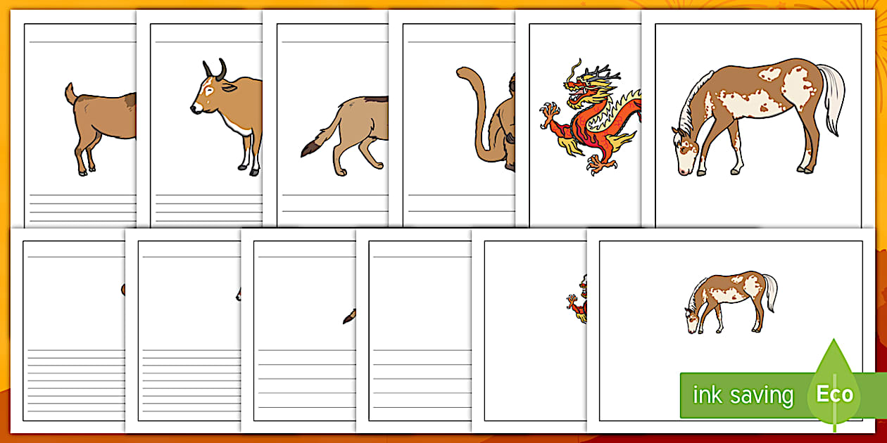 The Story of Chinese New Year Writing Frames