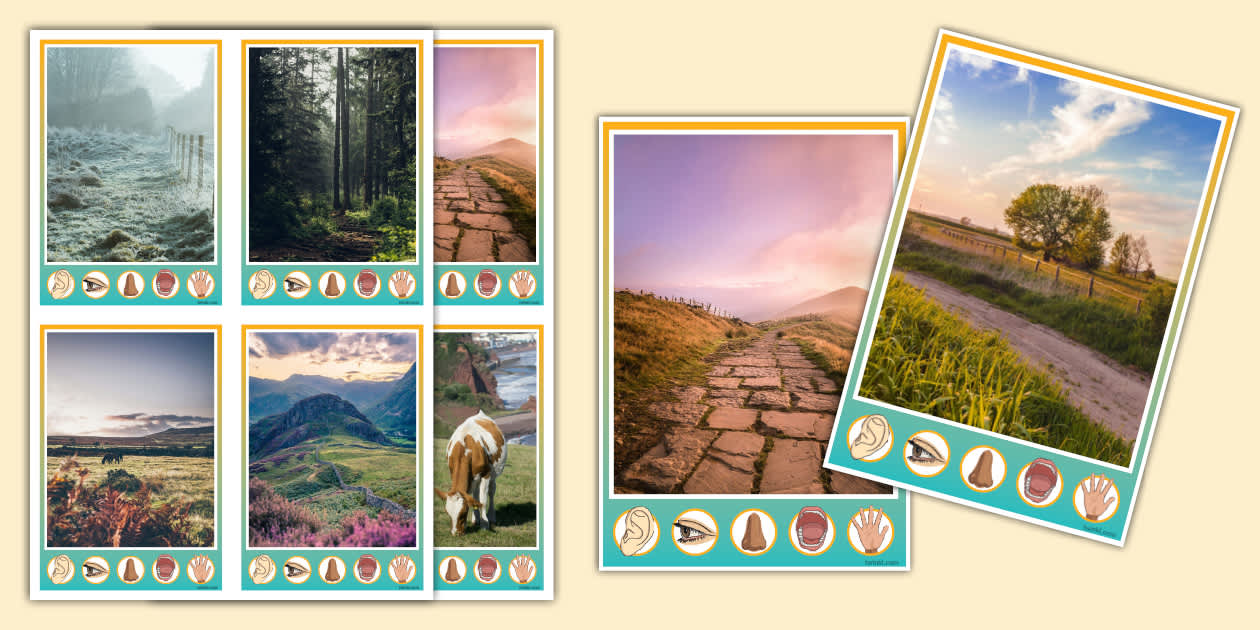 Countryside Story Setting Photo Prompt Cards