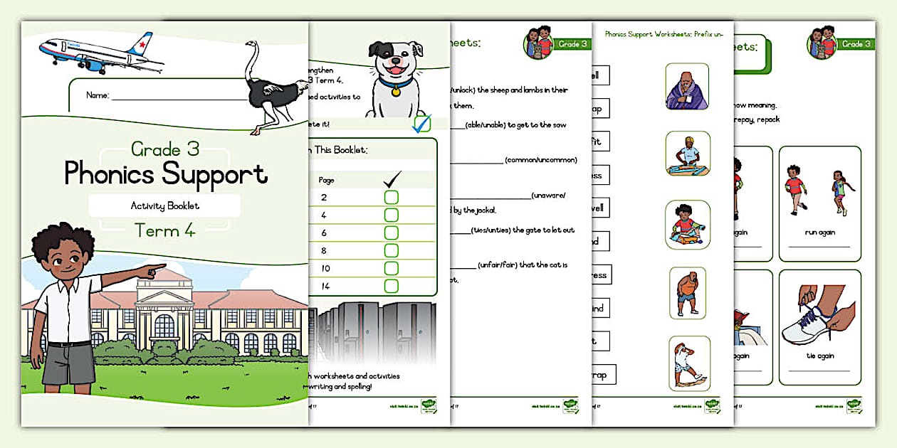 G3 Phonics - T4 - Phonics Support - Activity Booklet (CAPS)