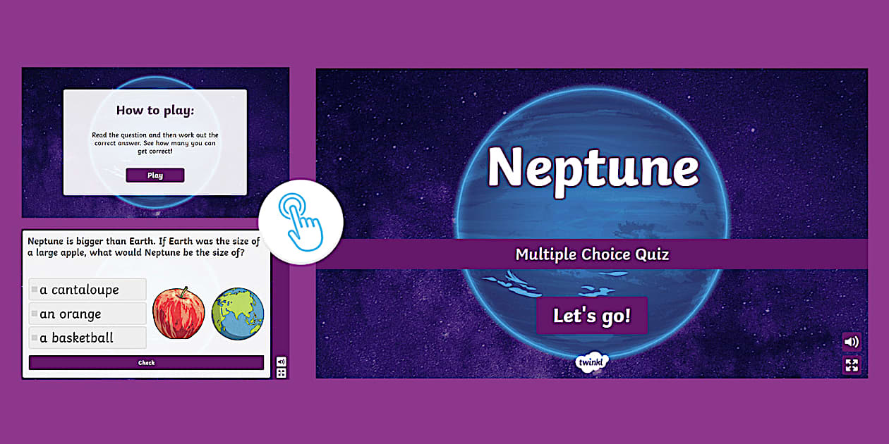 Neptune Multiple Choice Quiz (teacher made) - Twinkl
