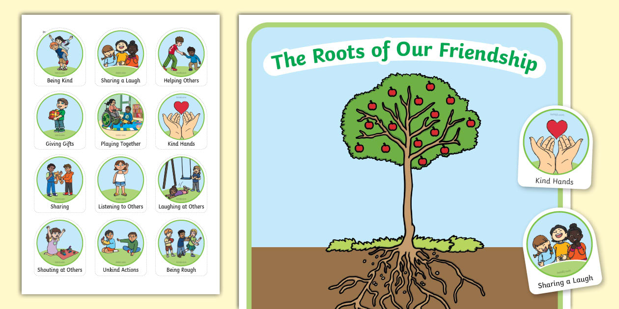 The Roots of Our Friendship Poster (Teacher-Made) - Twinkl