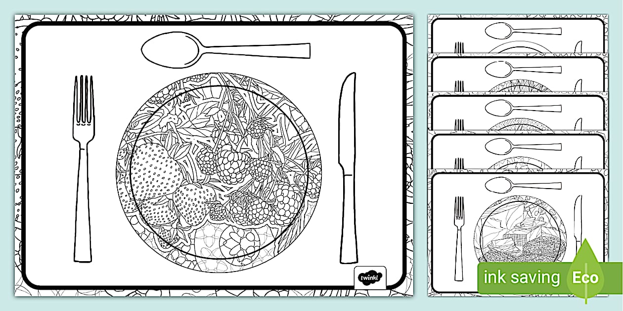 Mindfulness Colouring Placemat Pack - Twinkl - KS2 - Twinkl