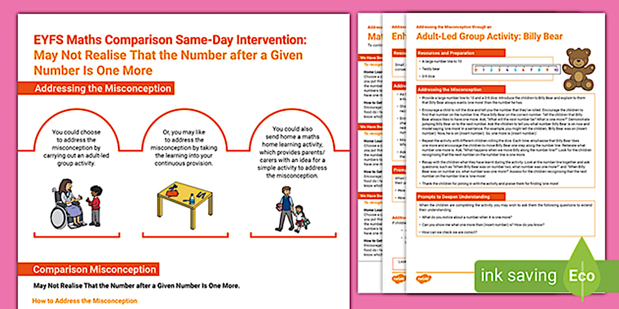 👉 EYFS Maths Comparison Same-Day Intervention Plan: May Not Realise ...