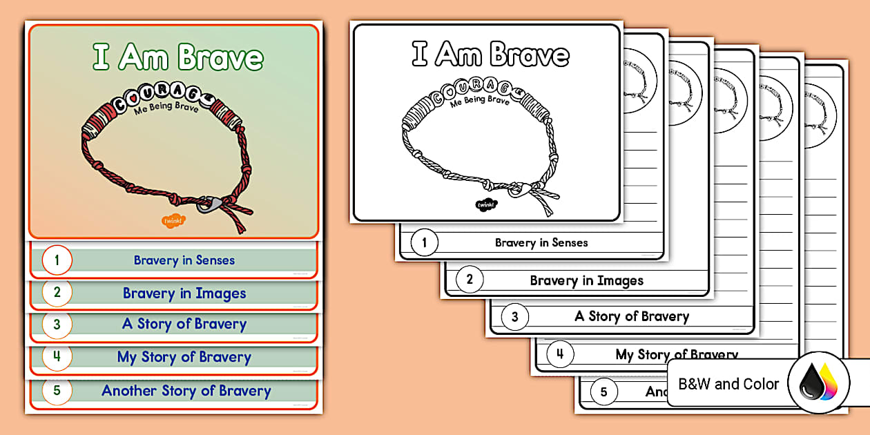Bravery Flipbook (teacher made) - Twinkl