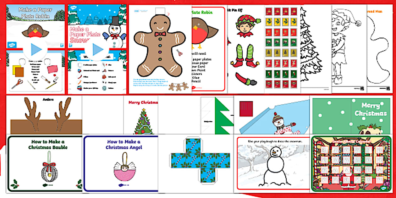 Christmas Crafts Pack | Twinkl CA (teacher made) - Twinkl