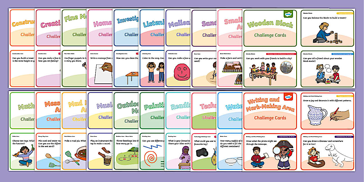 Continuous Provision Challenge Cards Resource Pack | Twinkl
